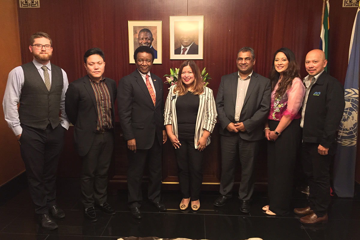 Global Peace meets with JCI New Jersey and Ambassador H.E Matjila ...