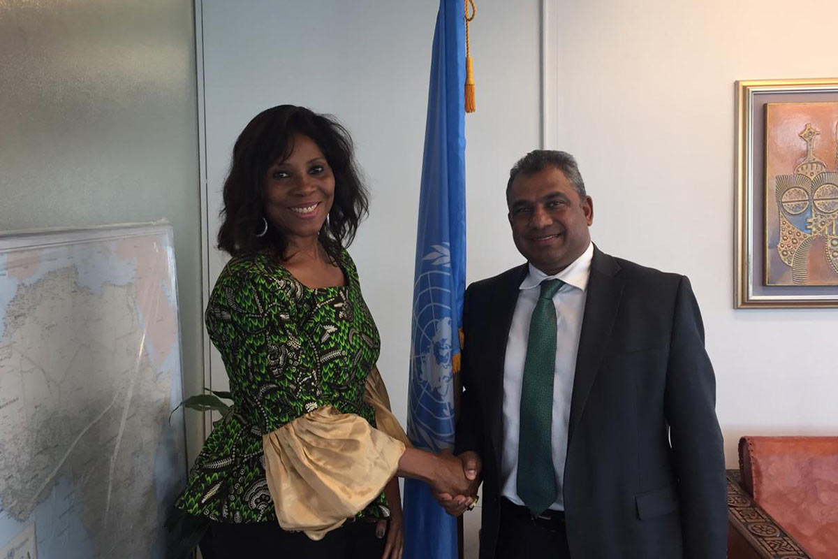 Global Peace meets with UN Development Programme Assistant ...